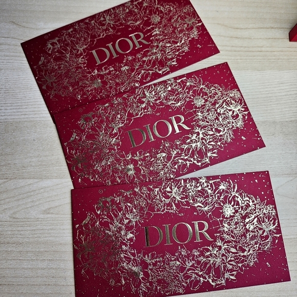 Dior | Other | Dior 223 Lunar New Year Lucky Red Envelopes Total Of 3 ...
